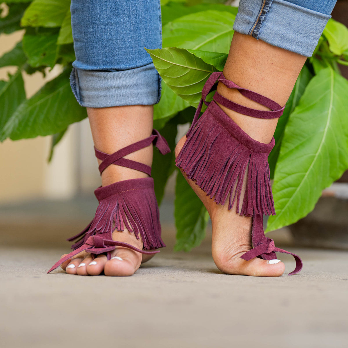 Leather Barefoot Sandals - Embrace Your Free Spirit – Paola Paley